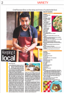 Interview with Chef Ranveer Brar - Bindu Gopal Rao, Freelance Writer & Photographer