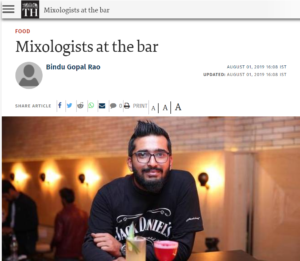 Interview with Bengaluru Mixologist Rohan Matmary - Bindu Gopal Rao ...