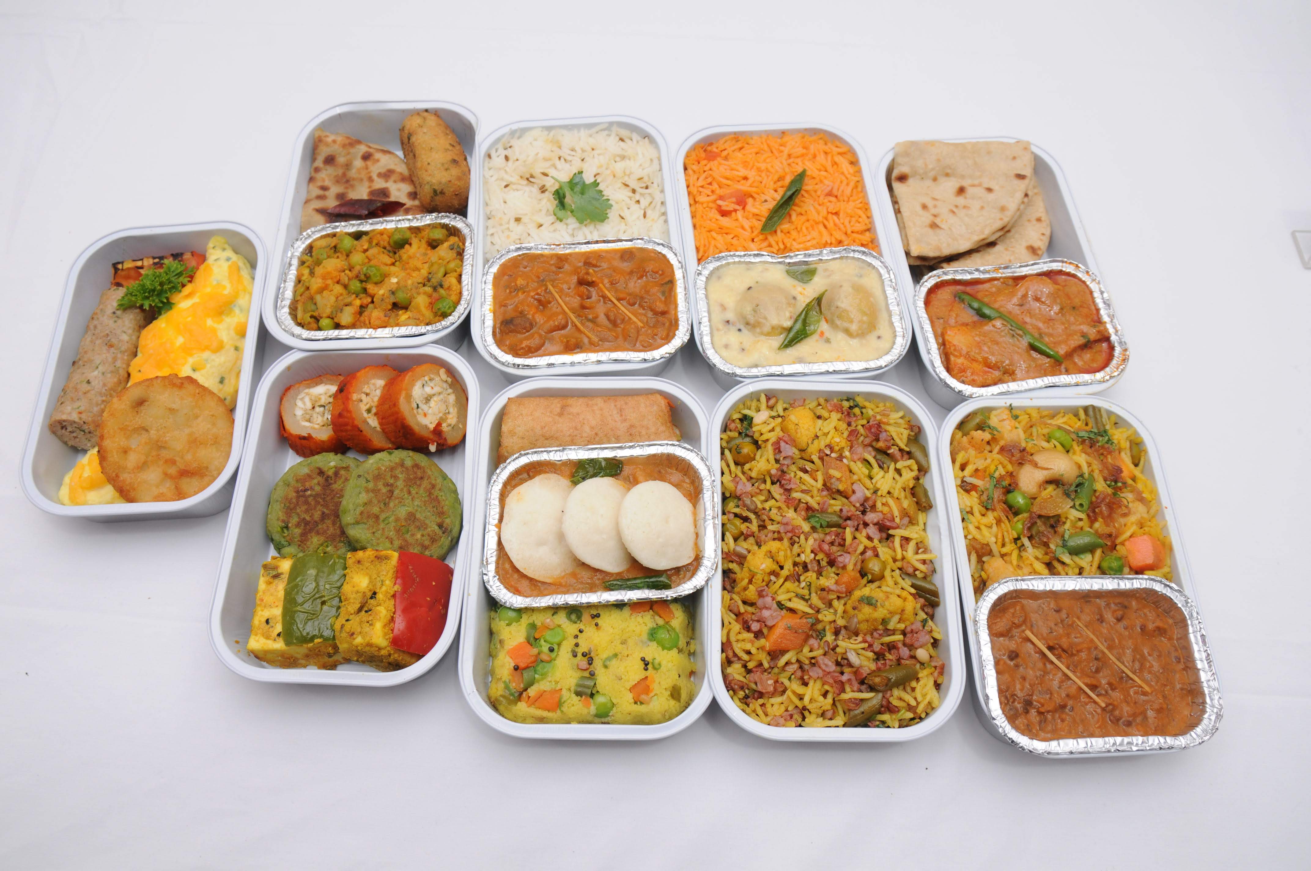 The elaborate array of dishes being served at the Santan food tasting ...