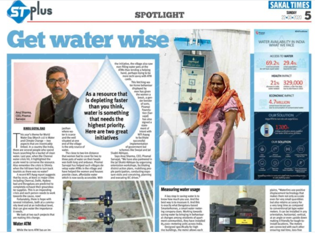 World Water Day - Time to be Water Wise - Bindu Gopal Rao, Freelance ...