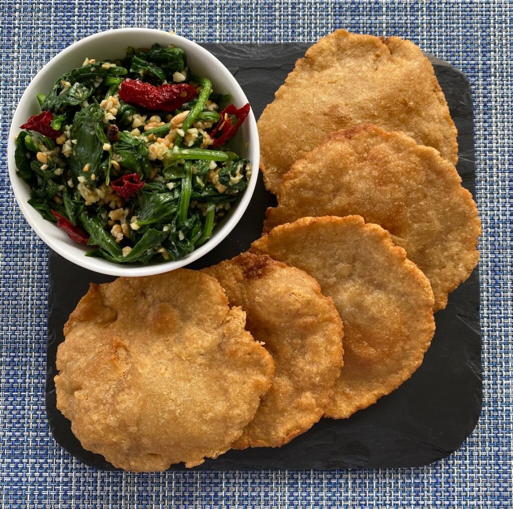 Garlic Spinach with Amaranth Puri (courtesy Vivek Tamhane, Senior ...