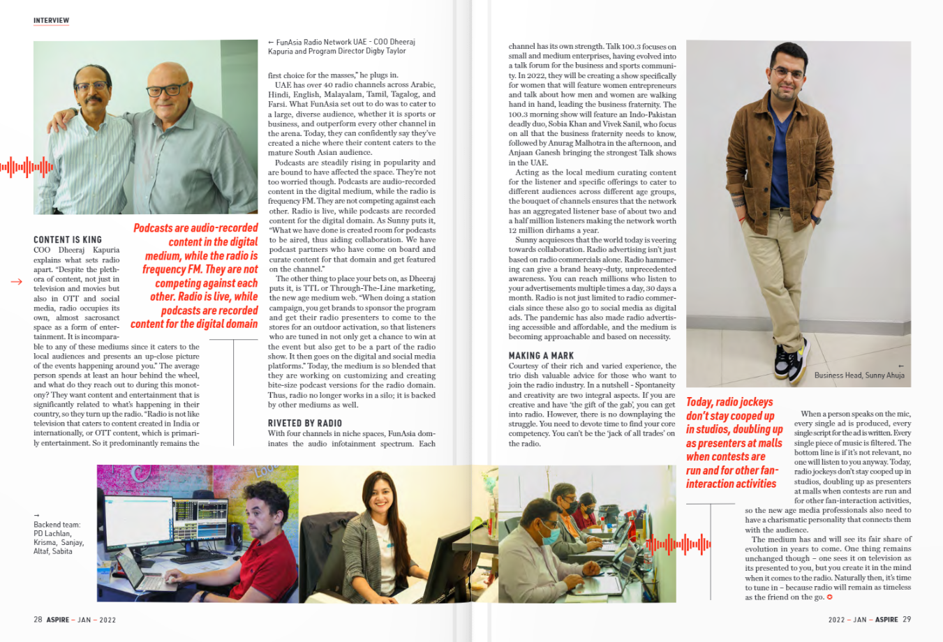 Sunny Ahuja, Business Head (Business Development), FunAsia Radio ...