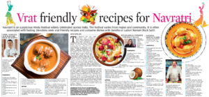 Navratri Fasting / Vrat Recipes - Bindu Gopal Rao, Freelance Writer ...