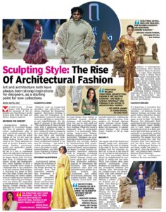 Architectural Fashion - Bindu Gopal Rao, Freelance Writer & Photographer