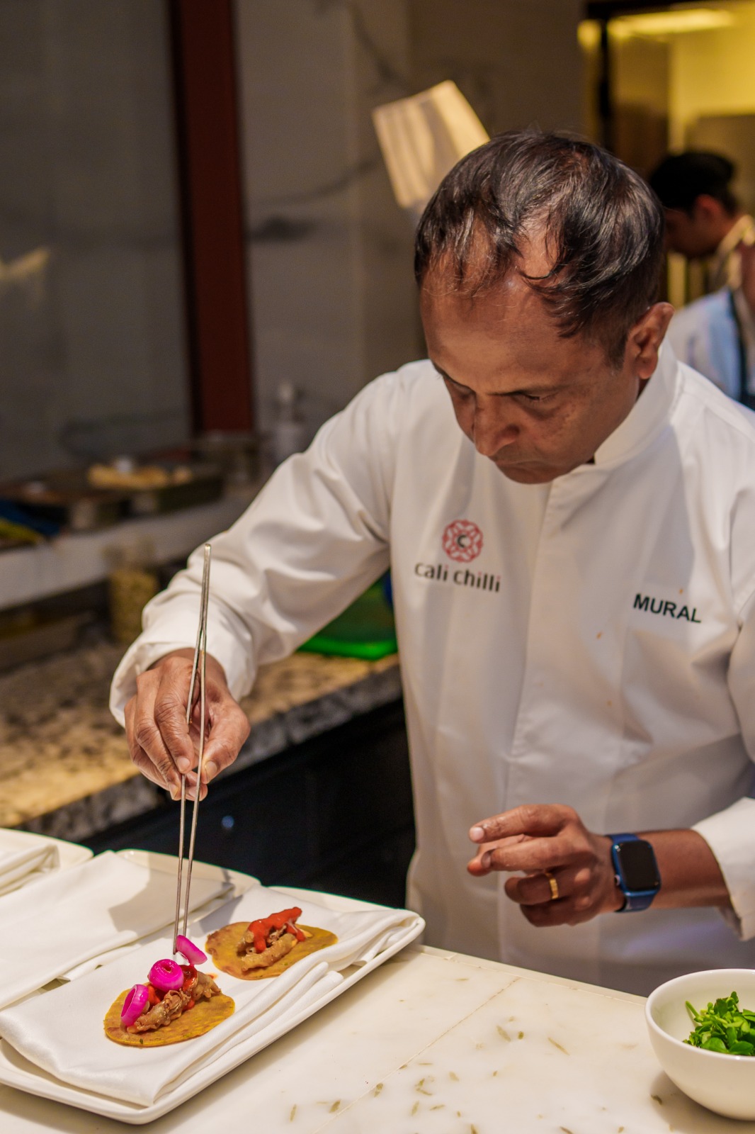 Chef Manjunath Mural - Bindu Gopal Rao, Freelance Writer & Photographer